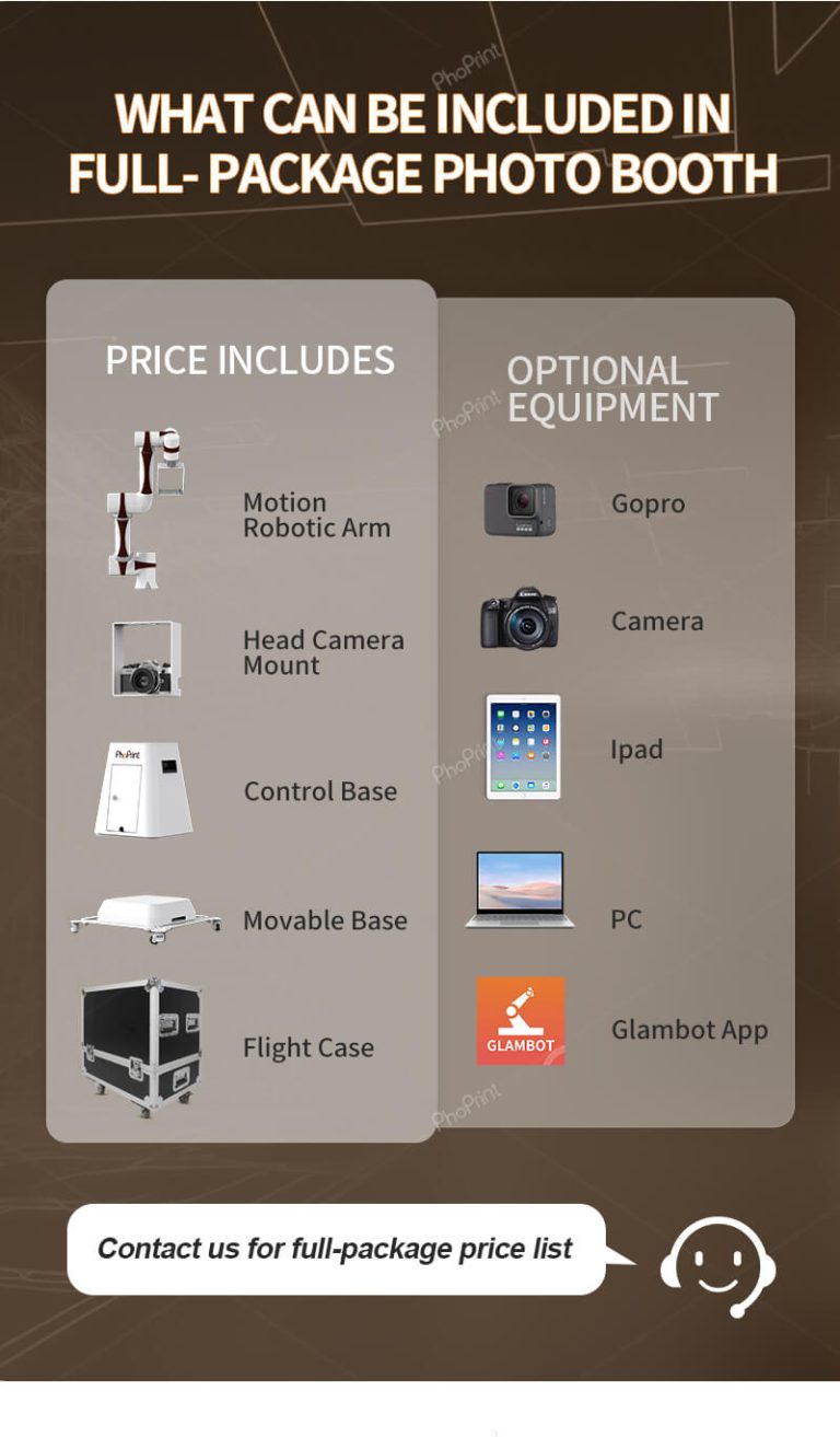 Glambot Photo Booth- Oscars Robot Arm For Sale - PhoPrint