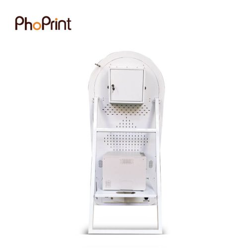 32" Rounded Mirror Photo Booth with Road Case Distributor - PhoPrint