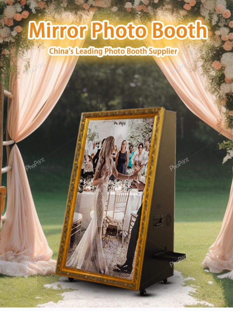 Selfie Mirror Booth Classic Big Screen Photo Booth Full Package - PhoPrint