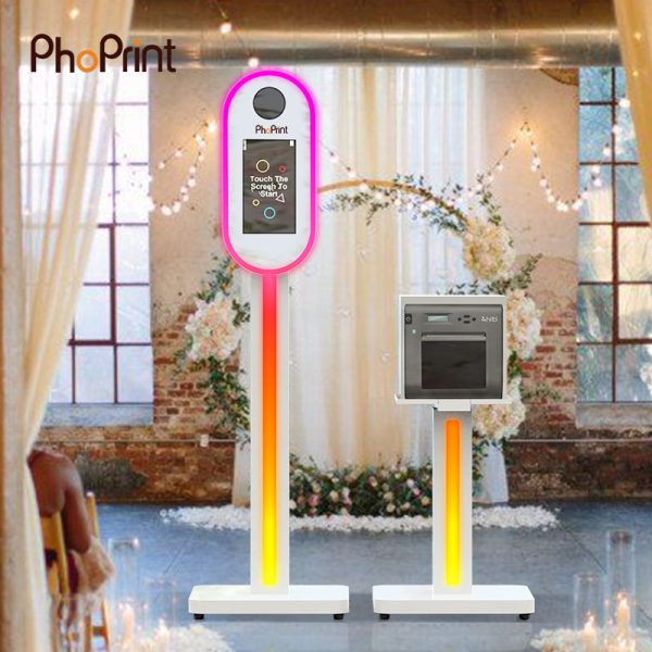 13.3" Mini Mirror Booth Instant Printing Photo Booth Support Customize ...