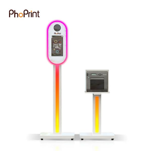 13.3" Mini Mirror Booth Instant Printing Photo Booth Support Customize ...