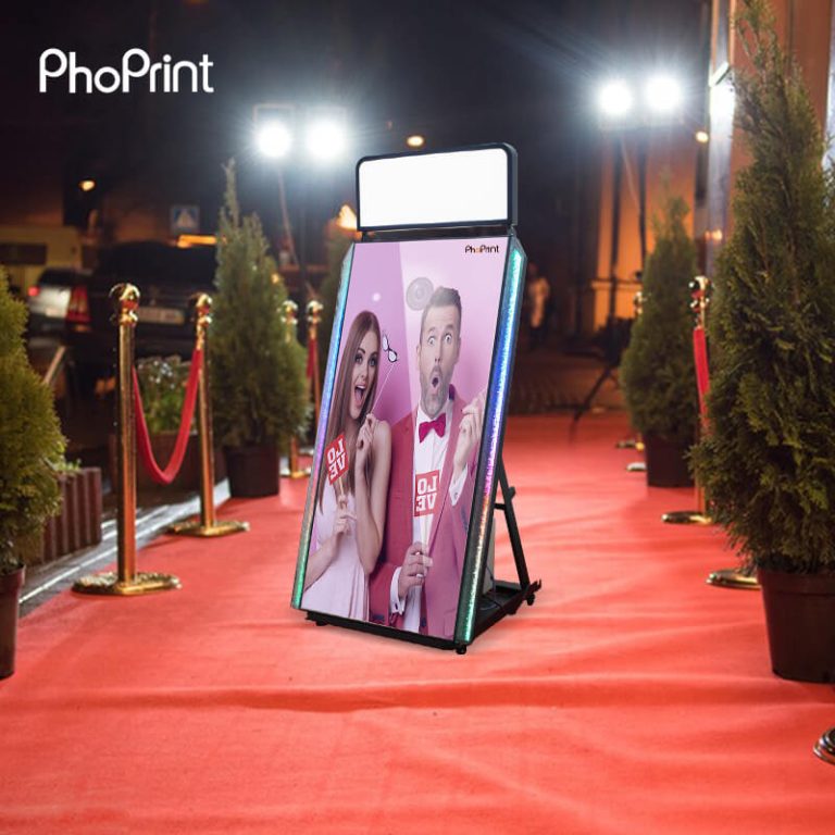 Foldable Mirror Photo Booth 43" Interactive Screen Photobooth Supplier ...