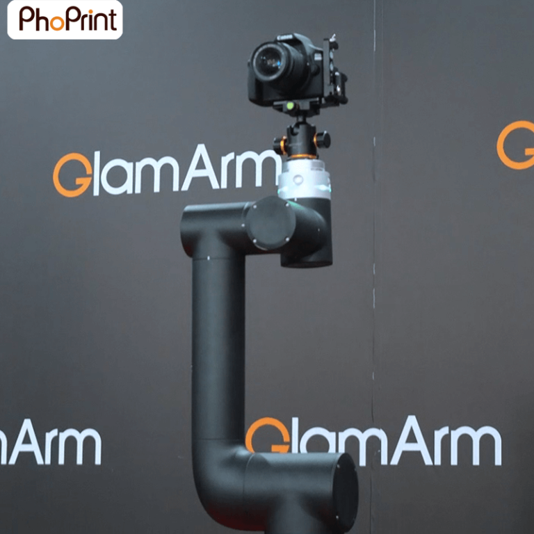 Glambot Photo Booth- Shop Black Oscars Robot Arm - PhoPrint