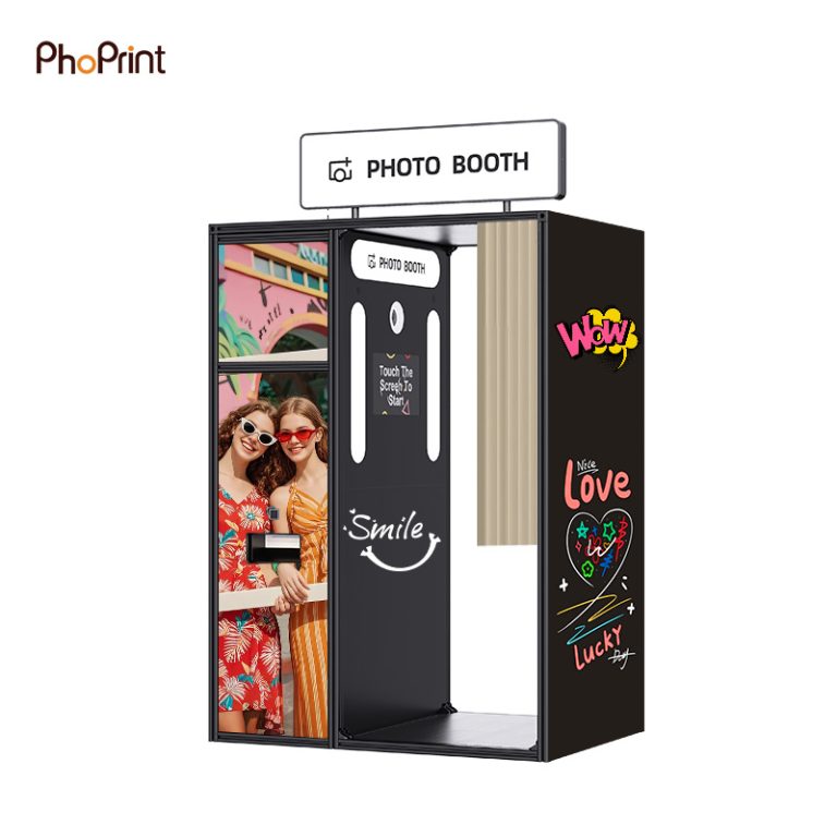 Modular Metal Photo Booth with Payment System-PB06 - PhoPrint